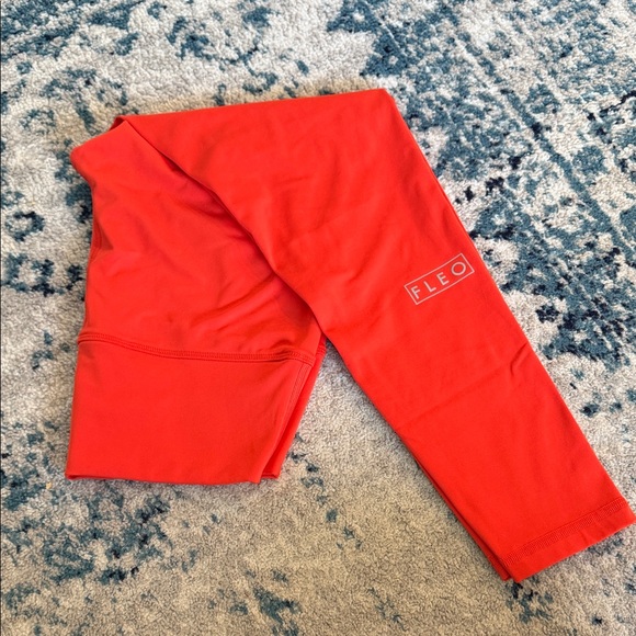 Fleo | Pants & Jumpsuits | Vibrant Fleo Bright Orange Leggings | Poshmark